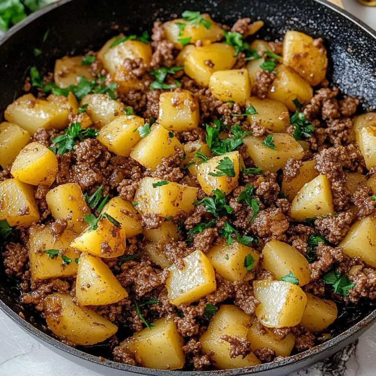 Ground Beef & Potato Skillet Delight