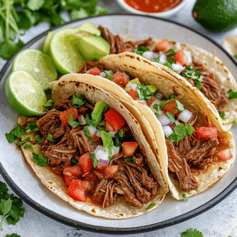 Slow Cooker Beef Tinga Tacos