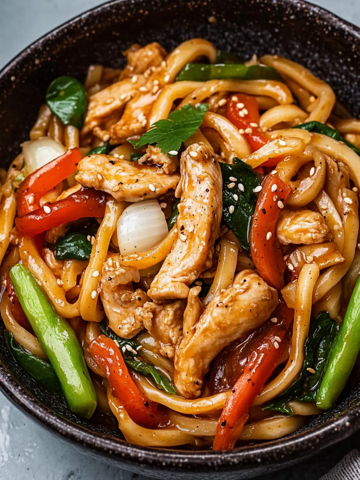 Ultimate Chicken Udon Noodle Stir Fry for a Delicious Dinner